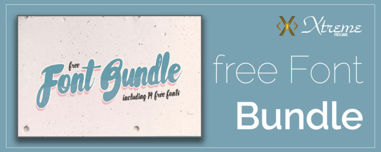 Free Font Bundle • Xtreme Freelance