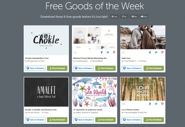 Free Goods Of The Week –July 03 • Xtreme Freelance