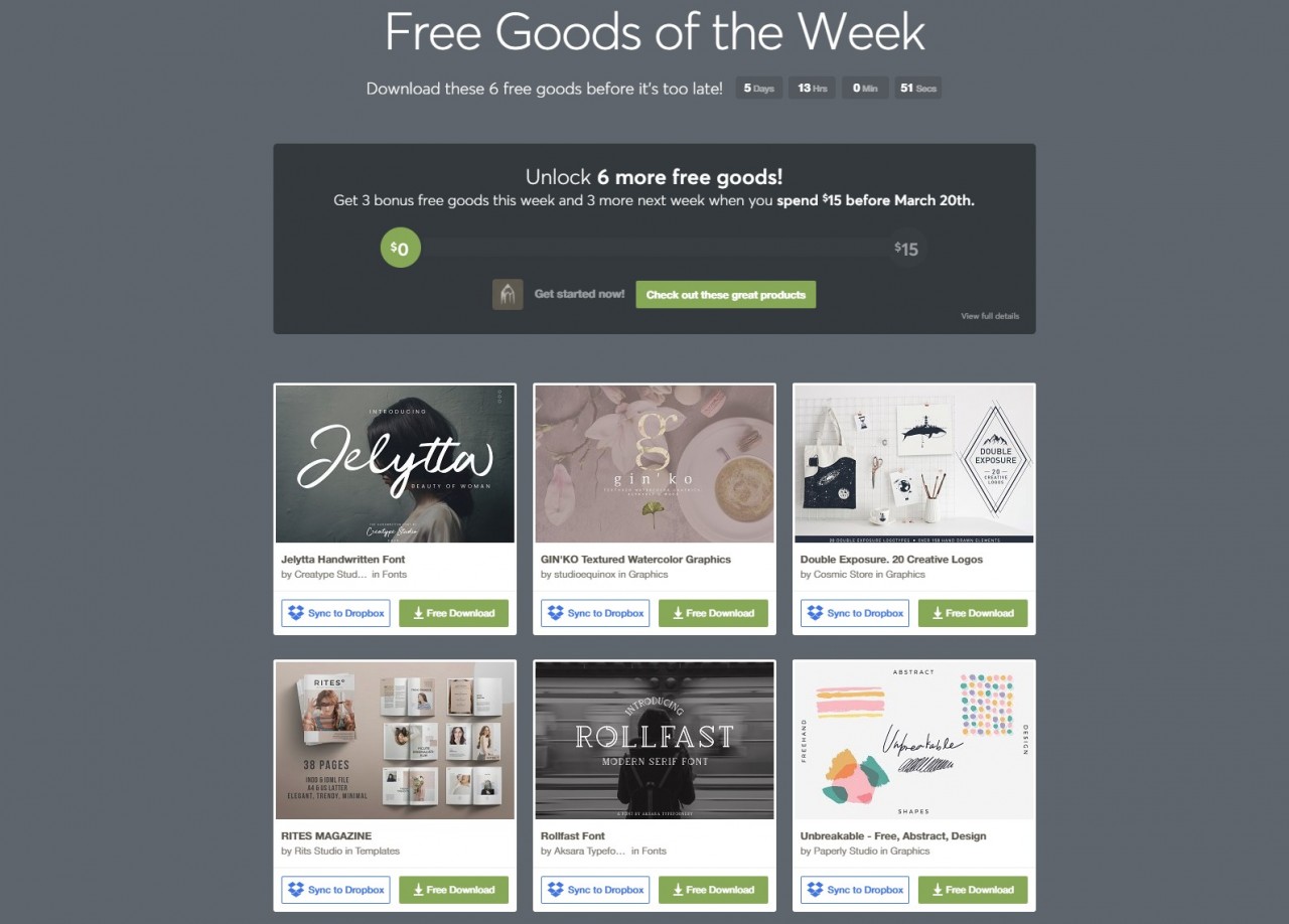 Free Goods Of The Week – Mar.05 • Xtreme Freelance