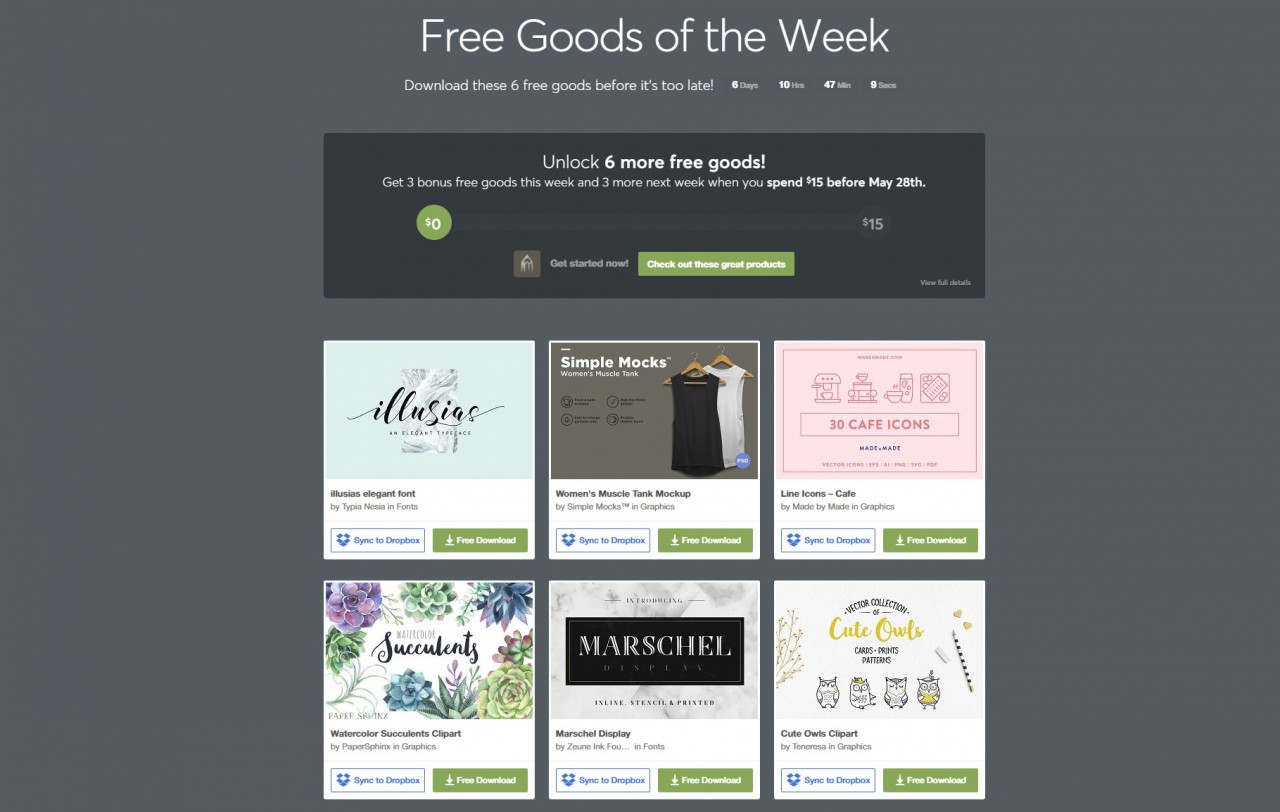Free Goods Of The Week – May.14 • Xtreme Freelance