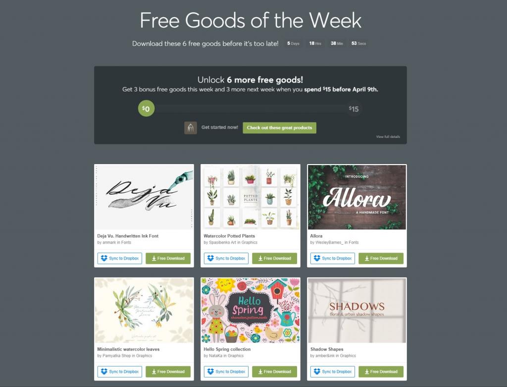 Free Goods Of The Week – Mar.25 • Xtreme Freelance